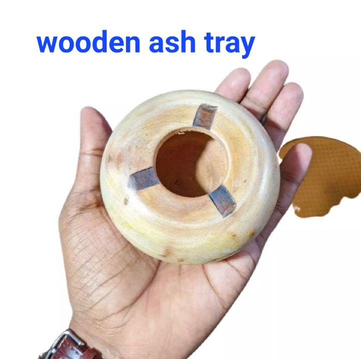 Wooden Ash Tray / Smoke Bin / Smoke Tray medium | Daraz.com.bd