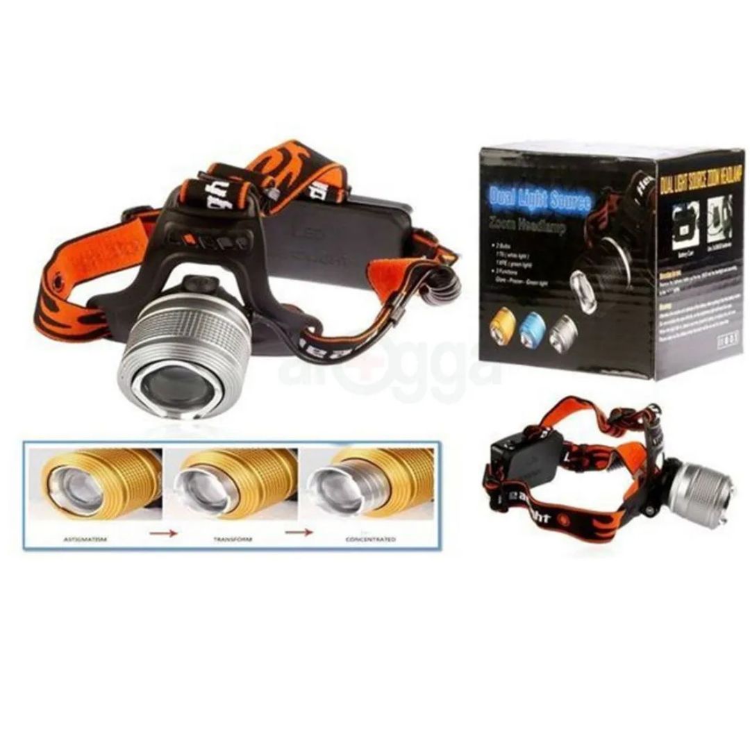 Rechargeable Led Headlight Dual Light Zoom Headlamp for using in OT ...