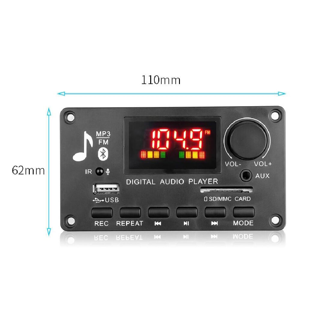 Bluetooth Amplifier MP3 Player USB SD Card Decoder Board Bluetooth 5.0 ...