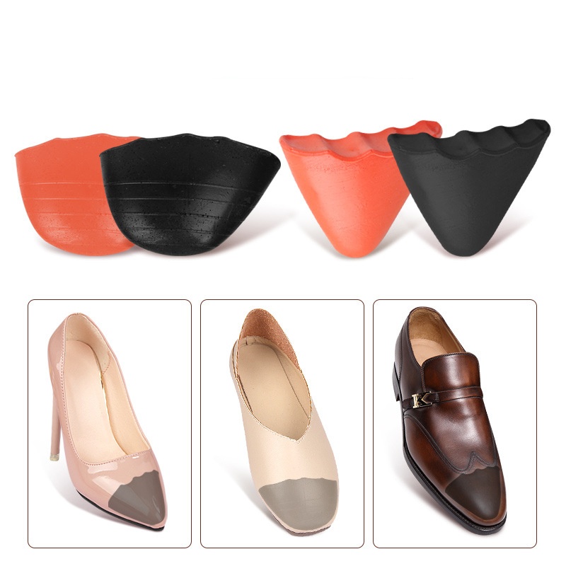 Toe Plug Soft Sponge Half Insoles Reusable Toe Filler Inserts for Shoes ...