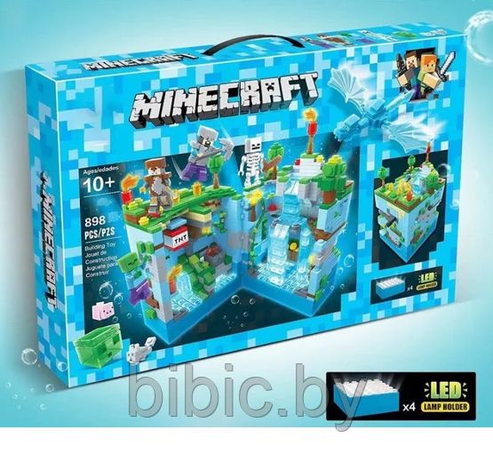 Minecraft Building Blocks With Led (City Of Light, Ocean Kingdom Of ...