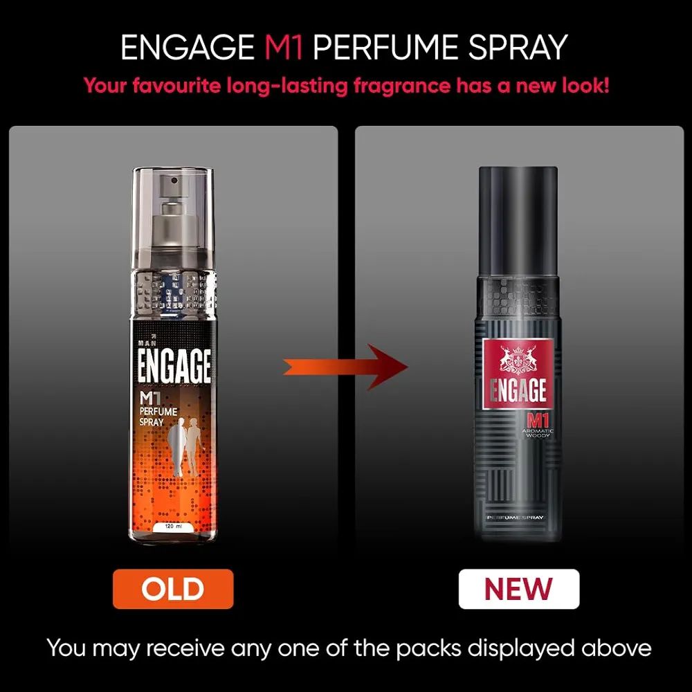 Engage M1 Perfume Spray for Men, 120ml