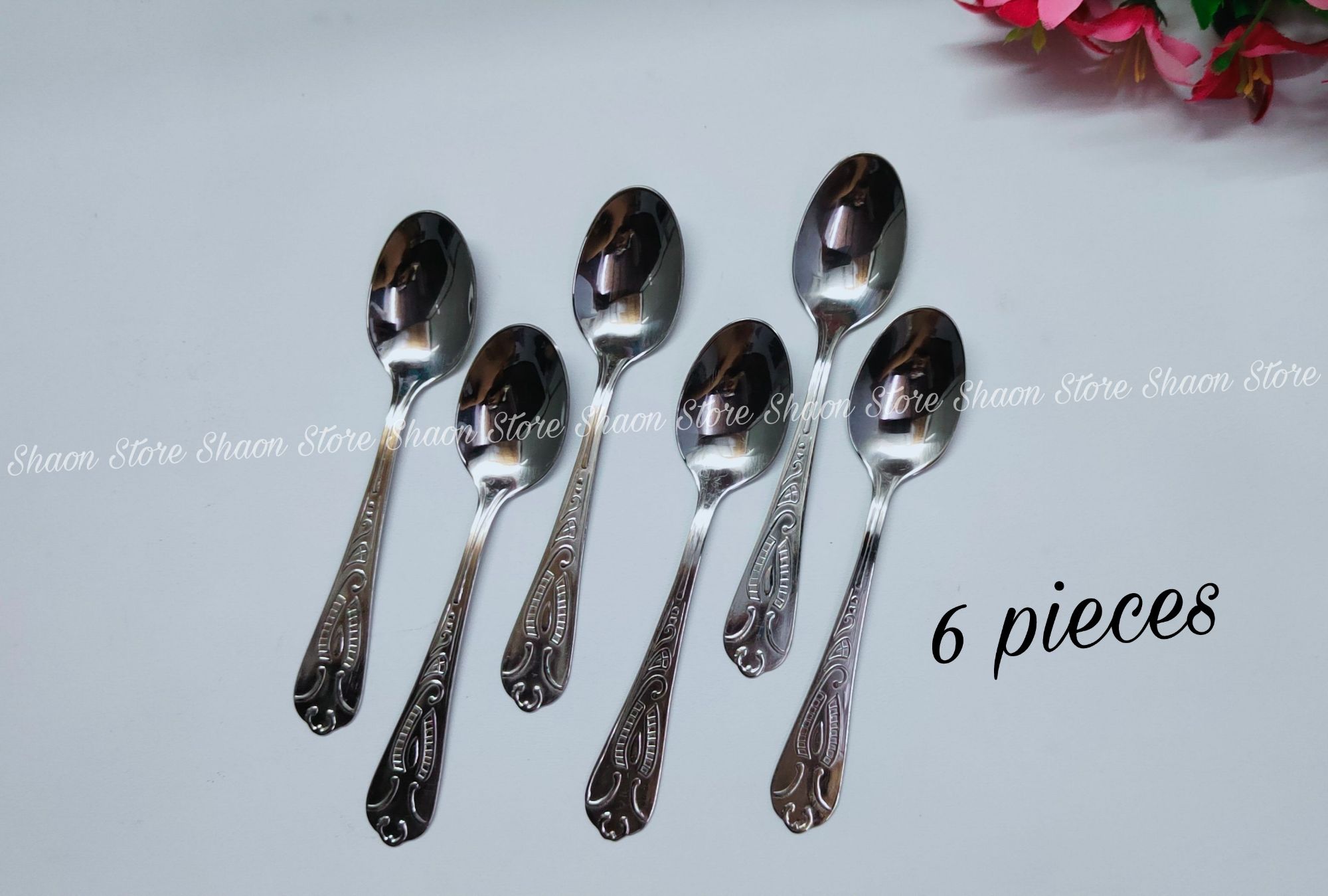 Spoon Set/ Tea spoon Set/ Cutlery Set -Stainless Steel Spoon Set-(6 ...