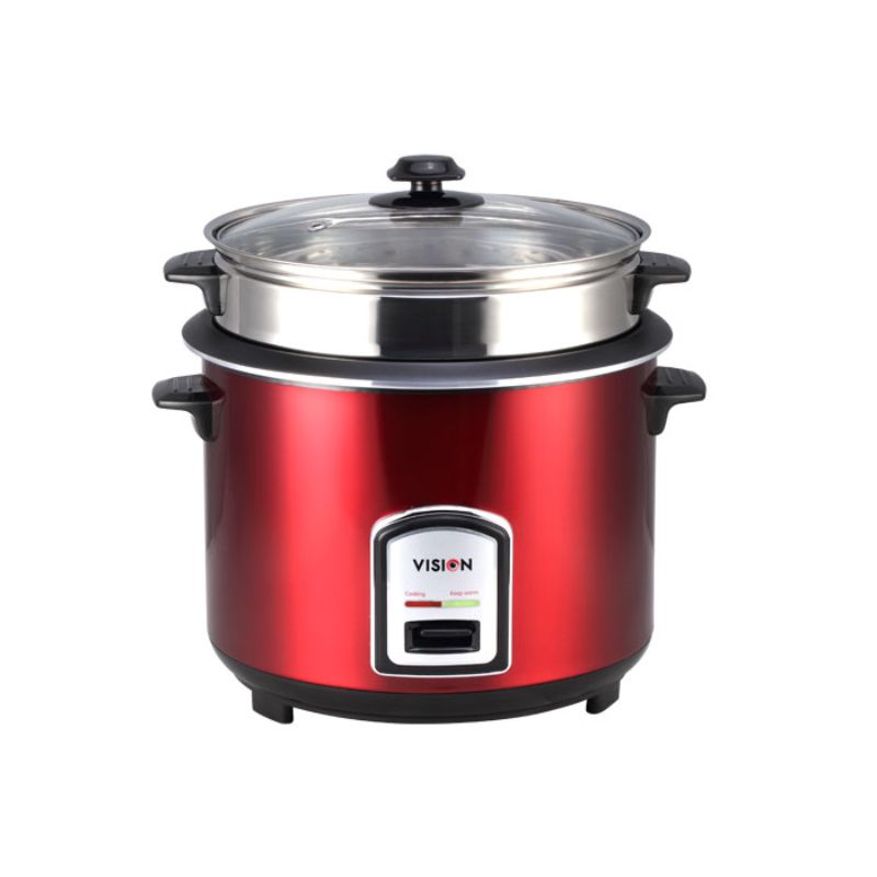 VISION Rice Cooker RC- 3.0L REL-50-05 SS Red | Daraz.com.bd