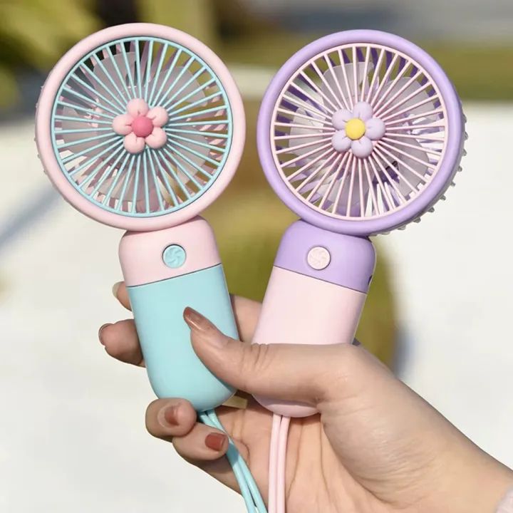 Smart Hand Fan cute handheld cooling Rechargeable Sports Pocket Mini ...