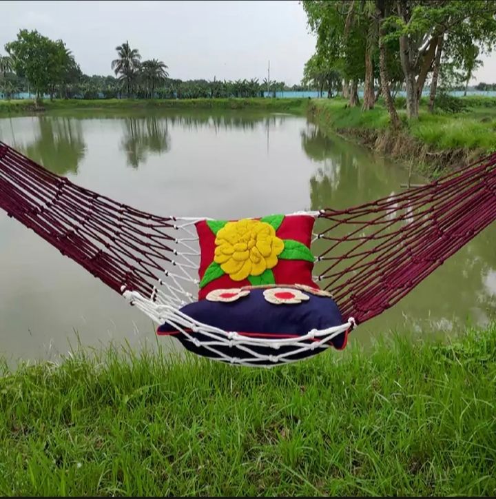 Hand Made Dulna Adult Rope bed Hanging Dulna Use For All People Large ...