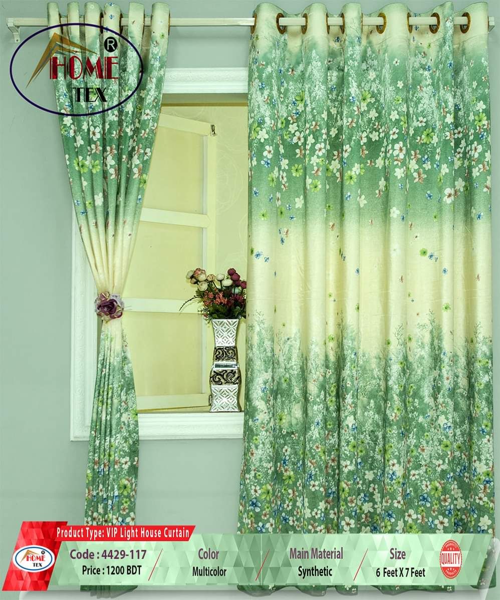 Premium Quality Home tex synthetic Curtain, (6 khuci) Porda, parda for ...