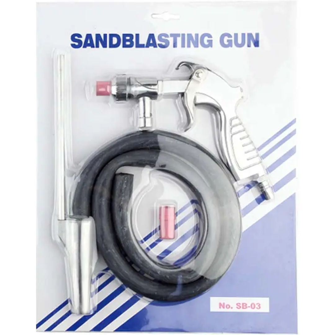 Heavy Duty Sandblasting Gun for Rust Removal & Surface Cleaning ...
