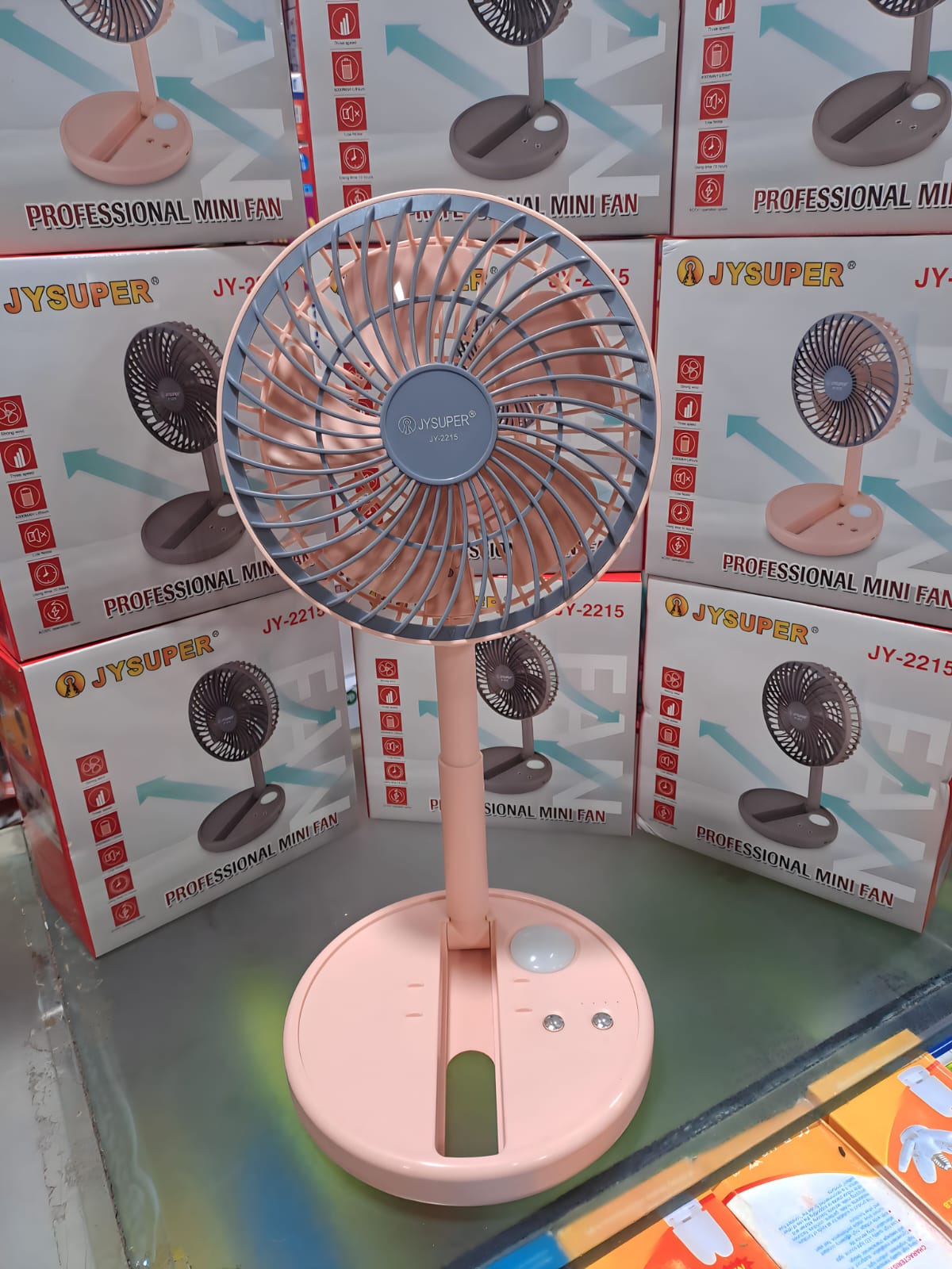 jy Super 2215 rechargeable mini fan | Daraz.com.bd
