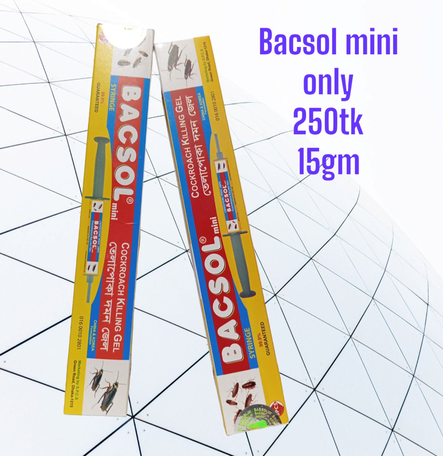 Bacsol mini Cockroach killing gel 100% Authentic 100% Work | Daraz.com.bd