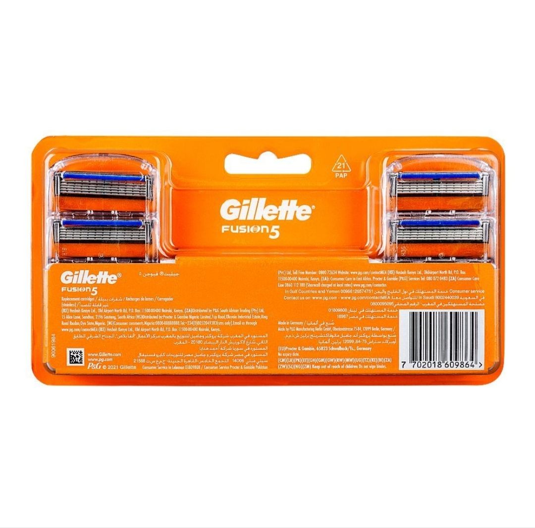 Gillette Fusion5 Power Men's Razor Blade Refills, 8-Pack
