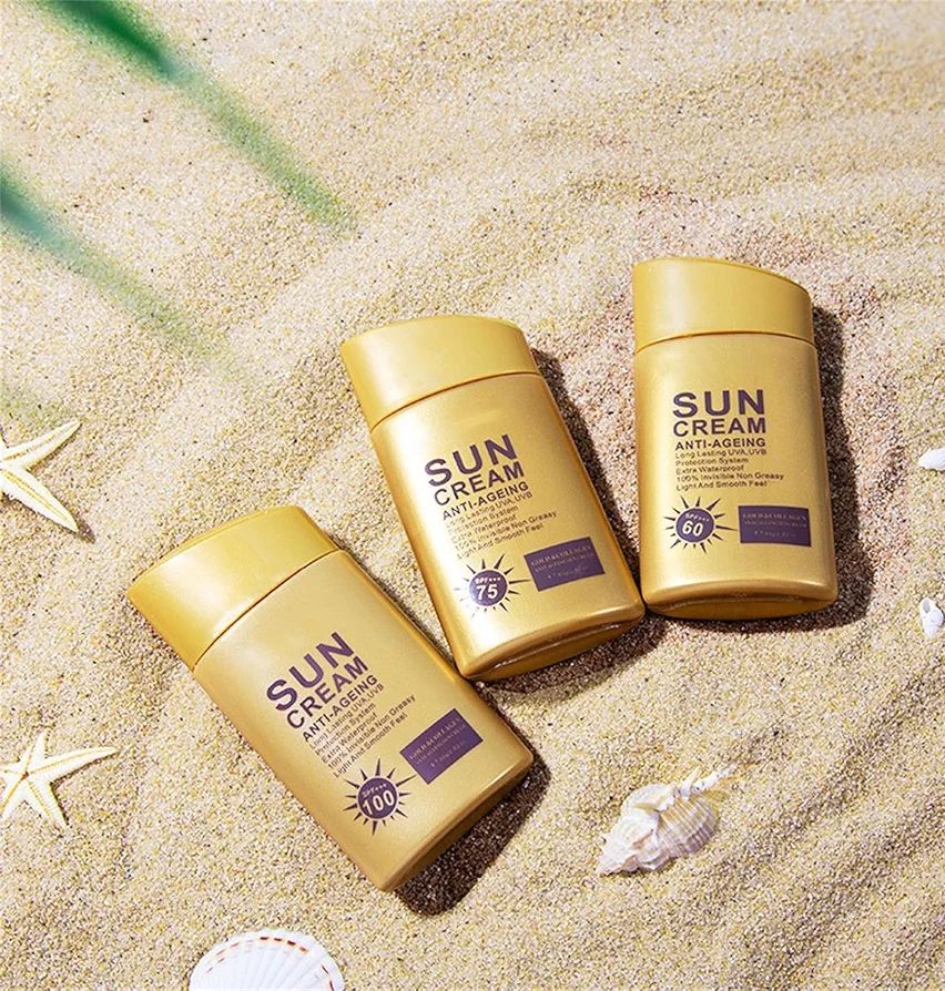 Anti Aging Sunscreen SPF 60 for Face and Body, Sun Screen Non Greasy ...