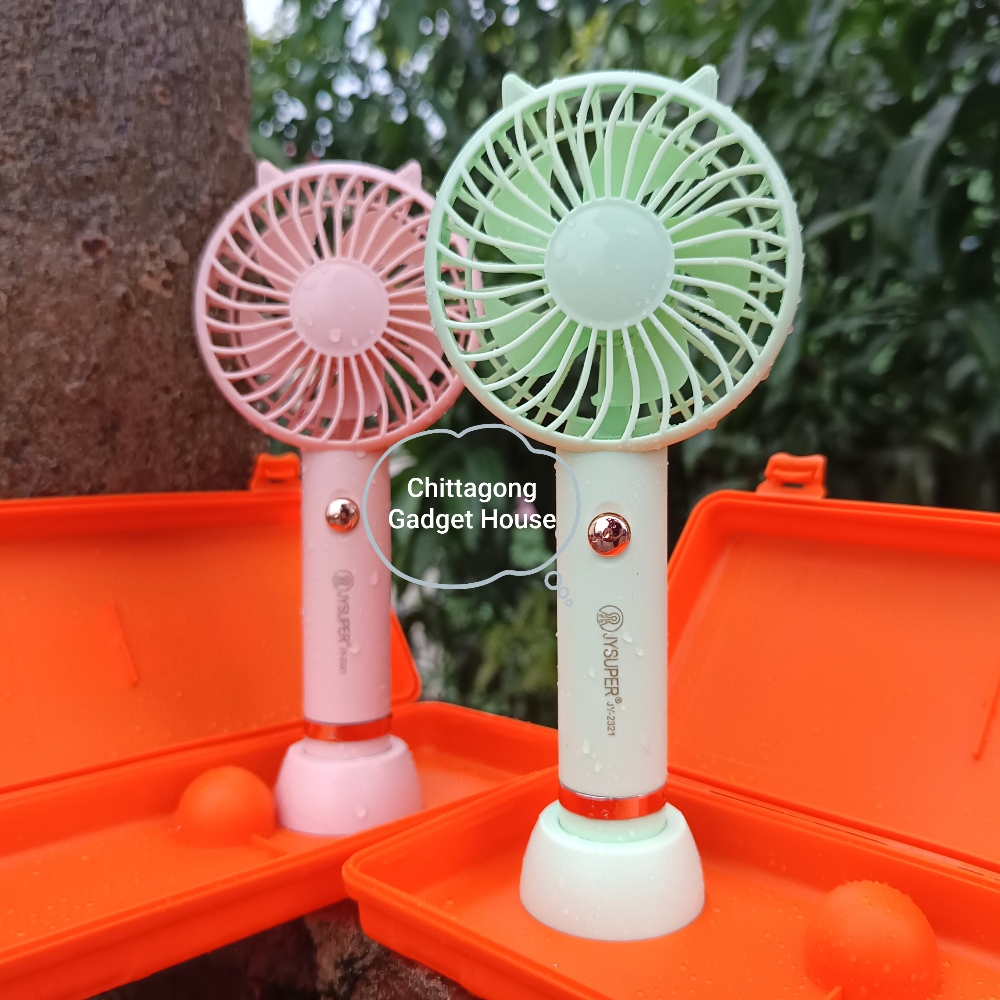 JYSUPER JY-2321 Rechargeable Mini Hand Fan With Box For Indoor ...