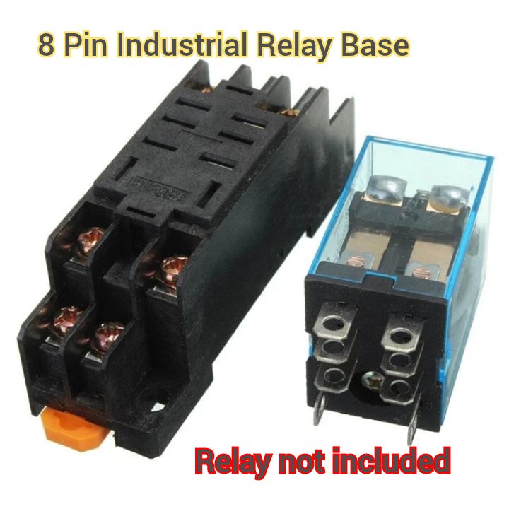 8Pin Industrial Relay Base Relay Holder | Daraz.com.bd