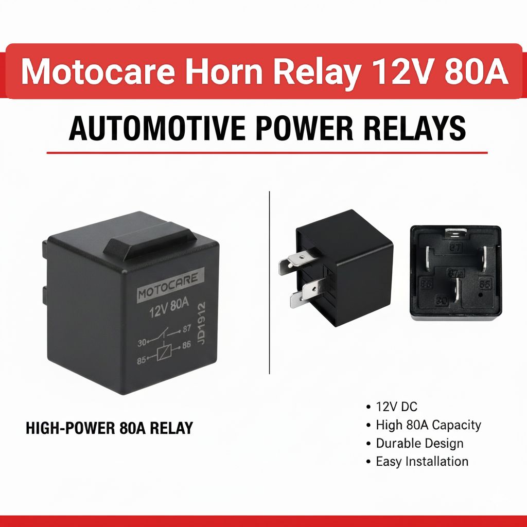 Motocare 12V 80A 4 Pins High Quality Horn Relay For Motorcycle ...