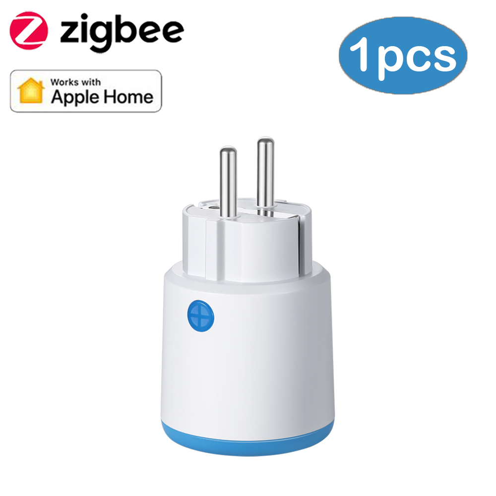 Homekit Tuya Smart Zigbee 3.0 Power Plug 16A EU Outlet 3680W Meter ...