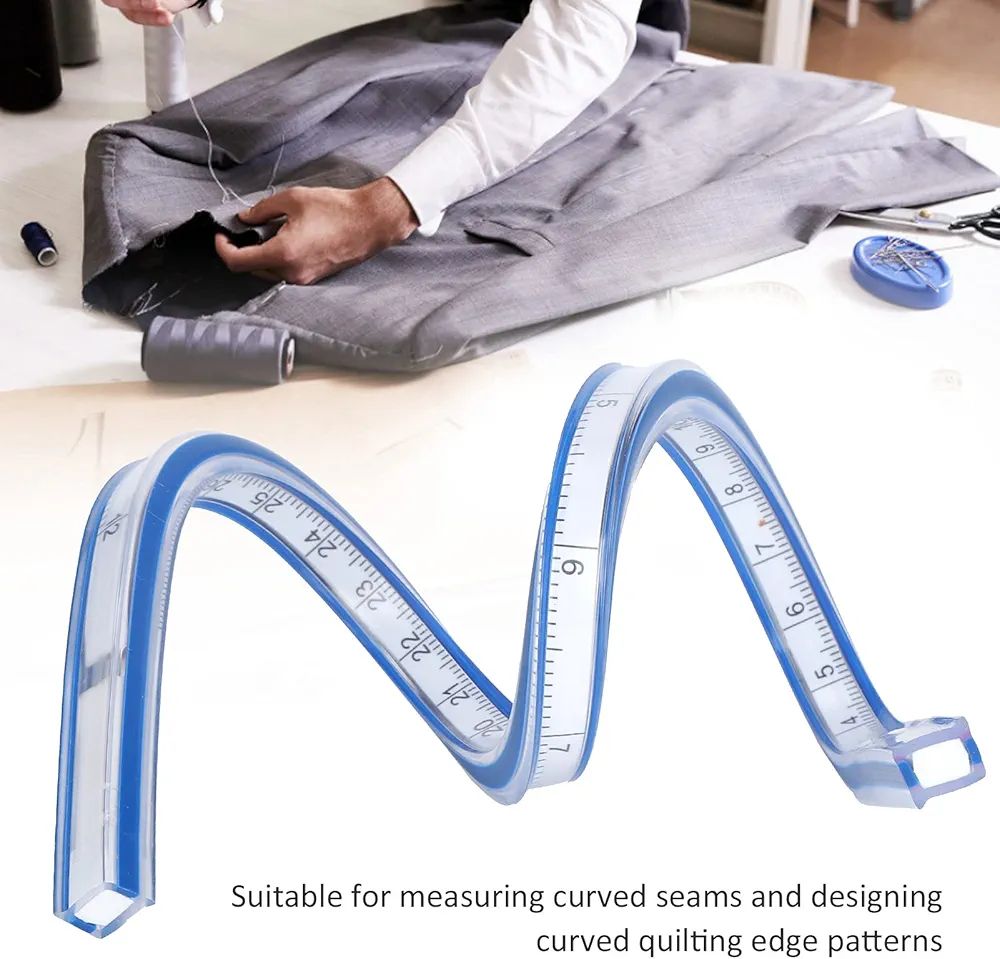 Snake Curve Ruler, Flexible Ruler Sturdy Soft Measuring for Drawing and ...