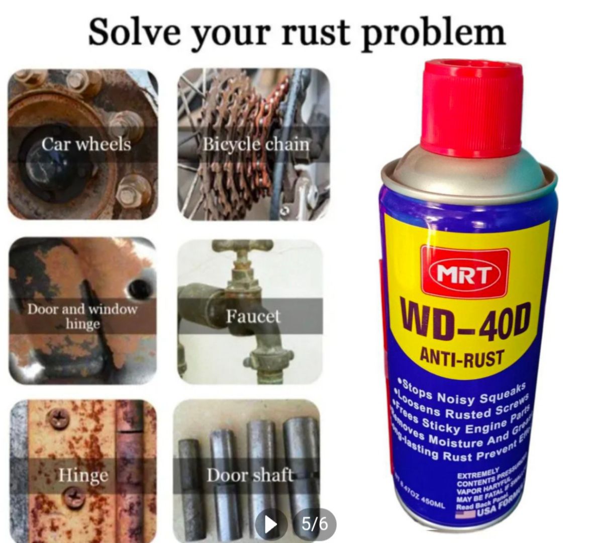 universal premium quality WD40 Anti rust remover lubricant | Daraz.com.bd