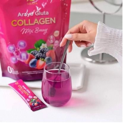 Araya Gluta Collagen/Body fresher juice 30 pis in one pack