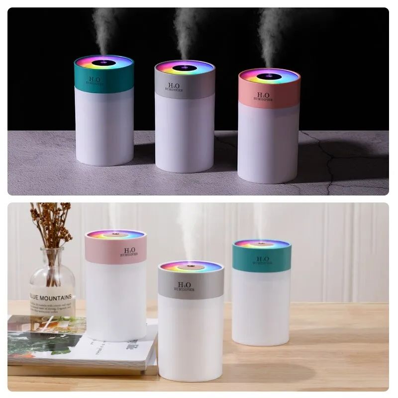 Luminous RGB Humidifier Household Desktop Small Water Supplement Spray ...