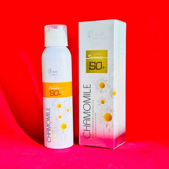 Chamomile Sunscreen Spray SPF 50+ – Ultimate Sun Protection for Healthy ...