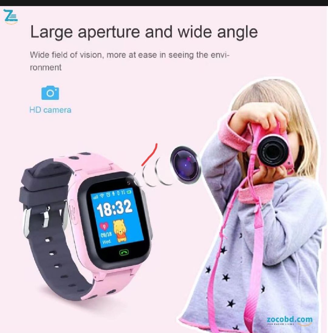 SIM & camera Supported,sim calling Kids Smartwatch (Smart 2030 C003)