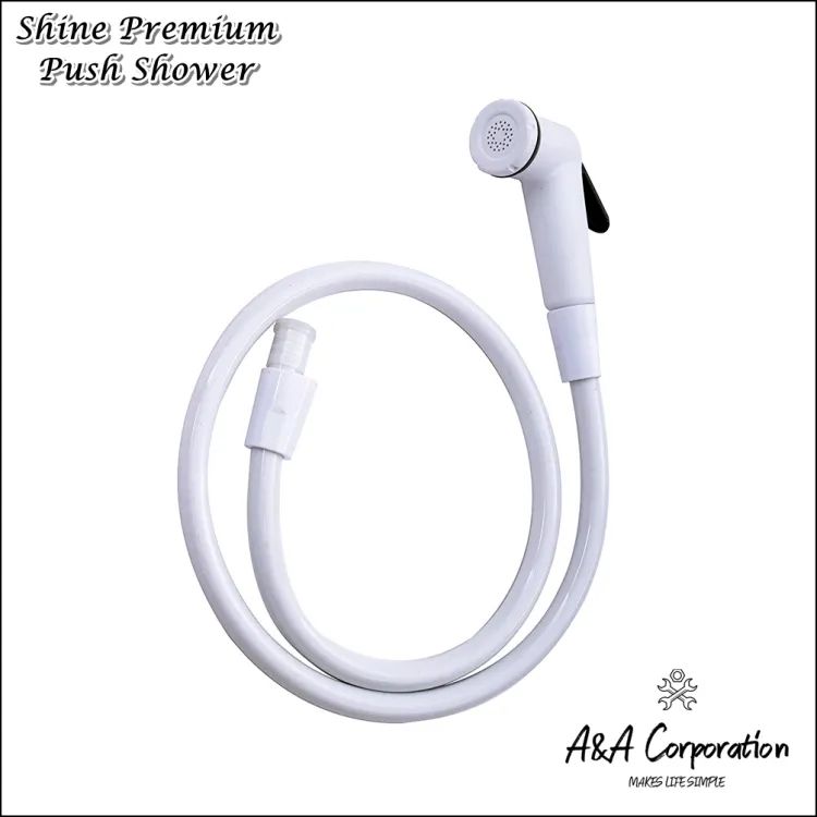 push shower commode pvc bathroom push long lasting good product | Daraz ...