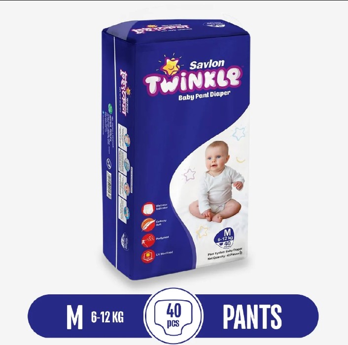 Twinkle Baby Daipers pants M Size 40pcs/50Pcs | Daraz.com.bd
