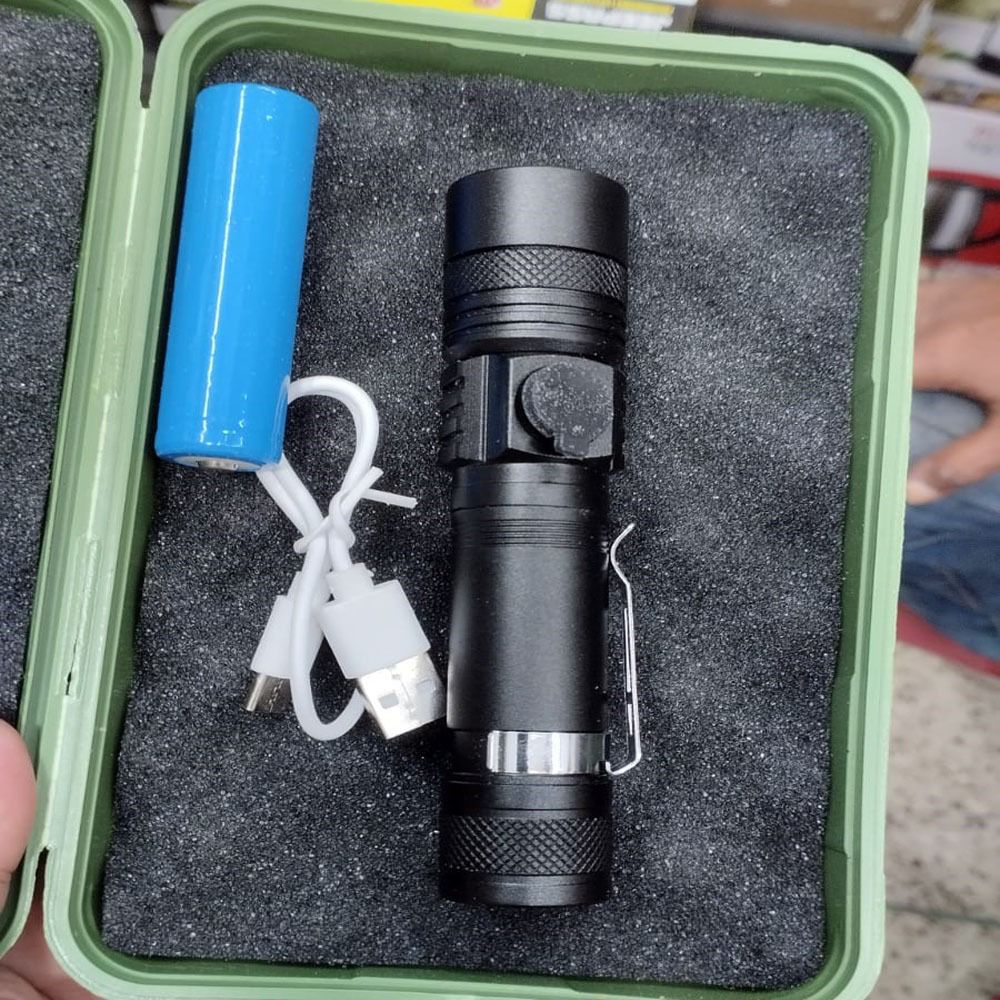 Metal Body High Power Rechargeable 3 Modes Zoomable Outdoor Riding ...