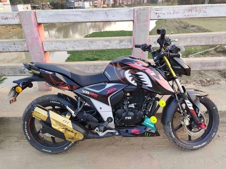 Rtr 4v red full bike modified decals sticker | Daraz.com.bd