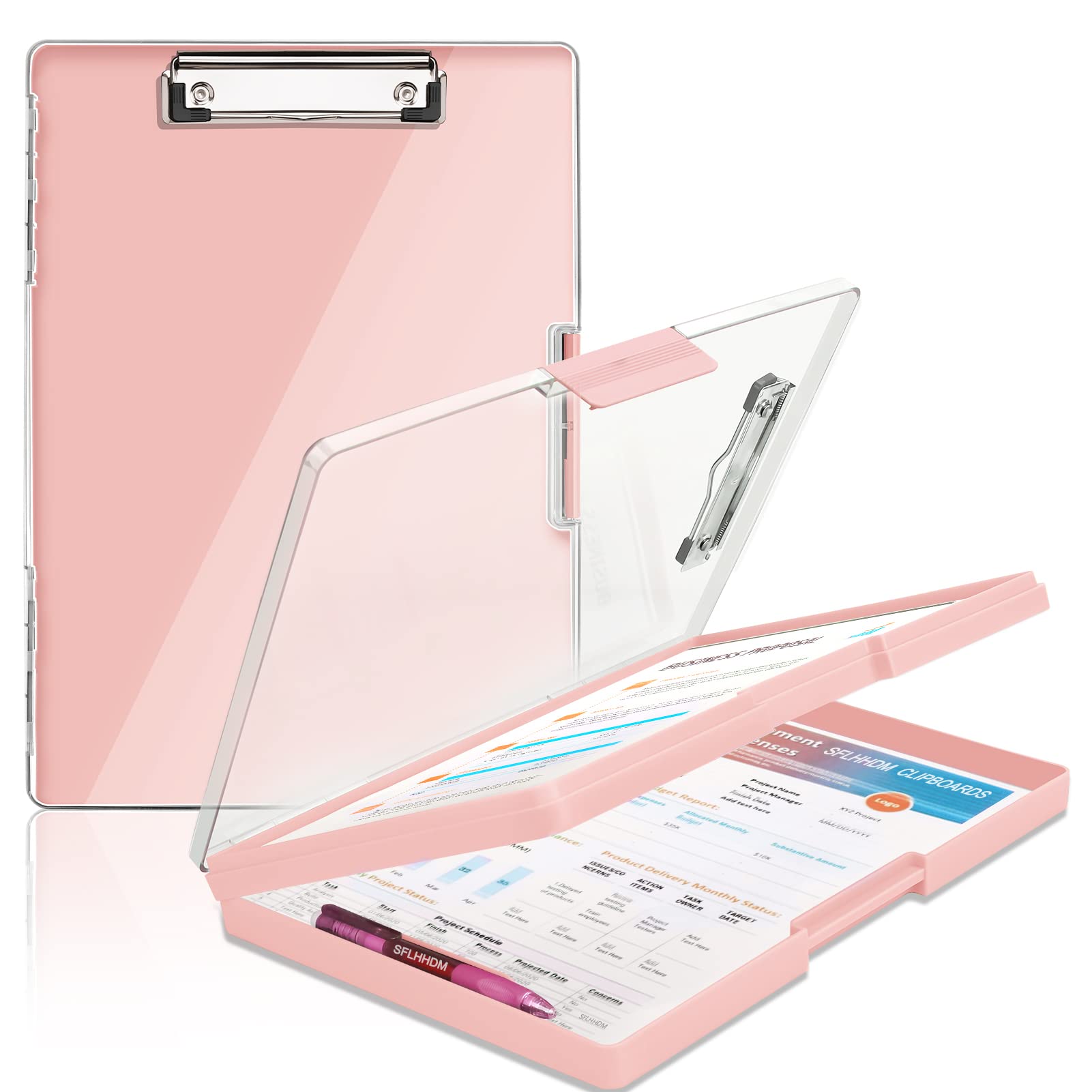 Clipboard with storage space 34x24 cm, heavy duty storage clipboard ...