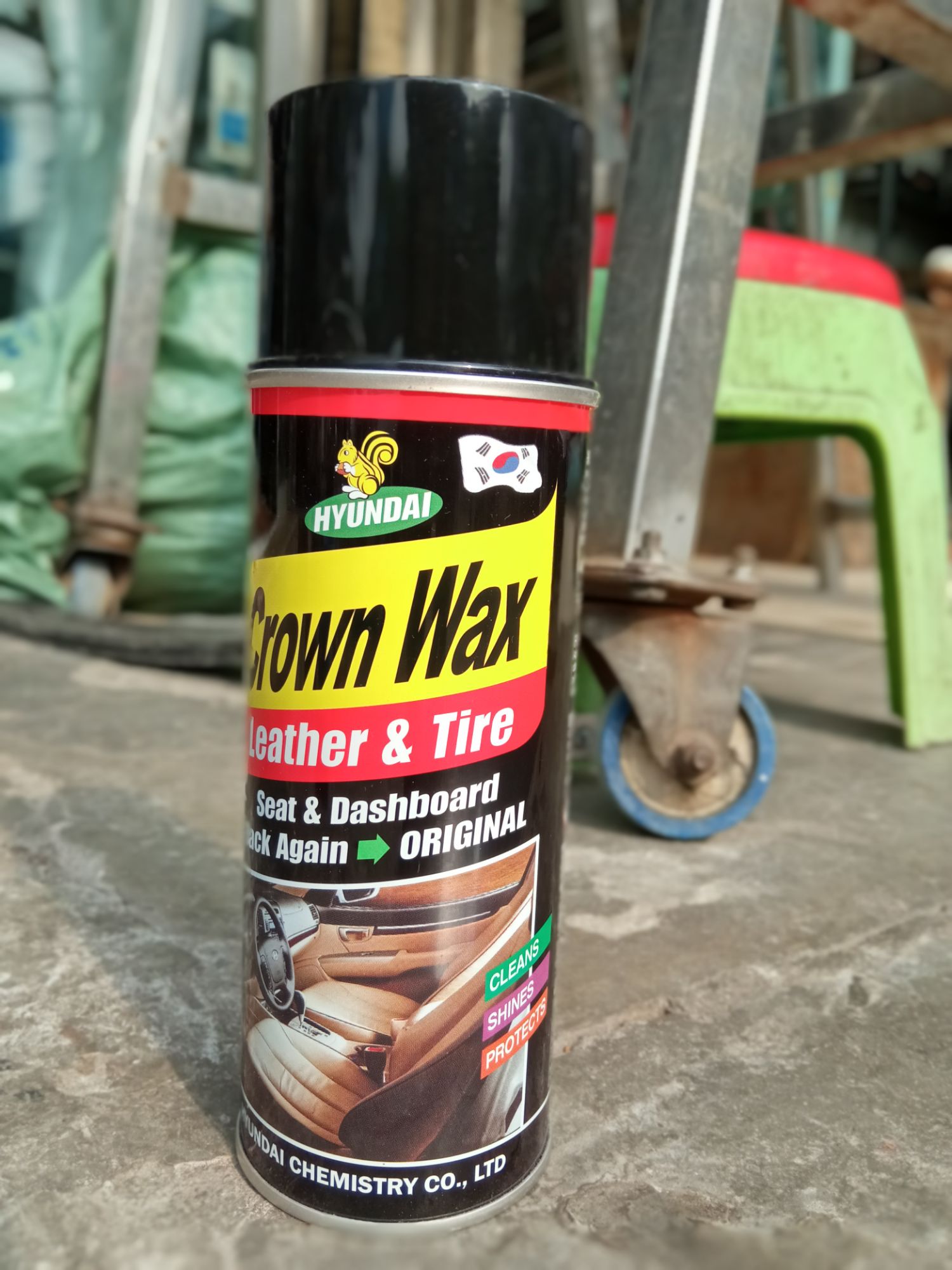 Hyundai Crown Wax For Leather & Tires – Autoventure Bangladesh