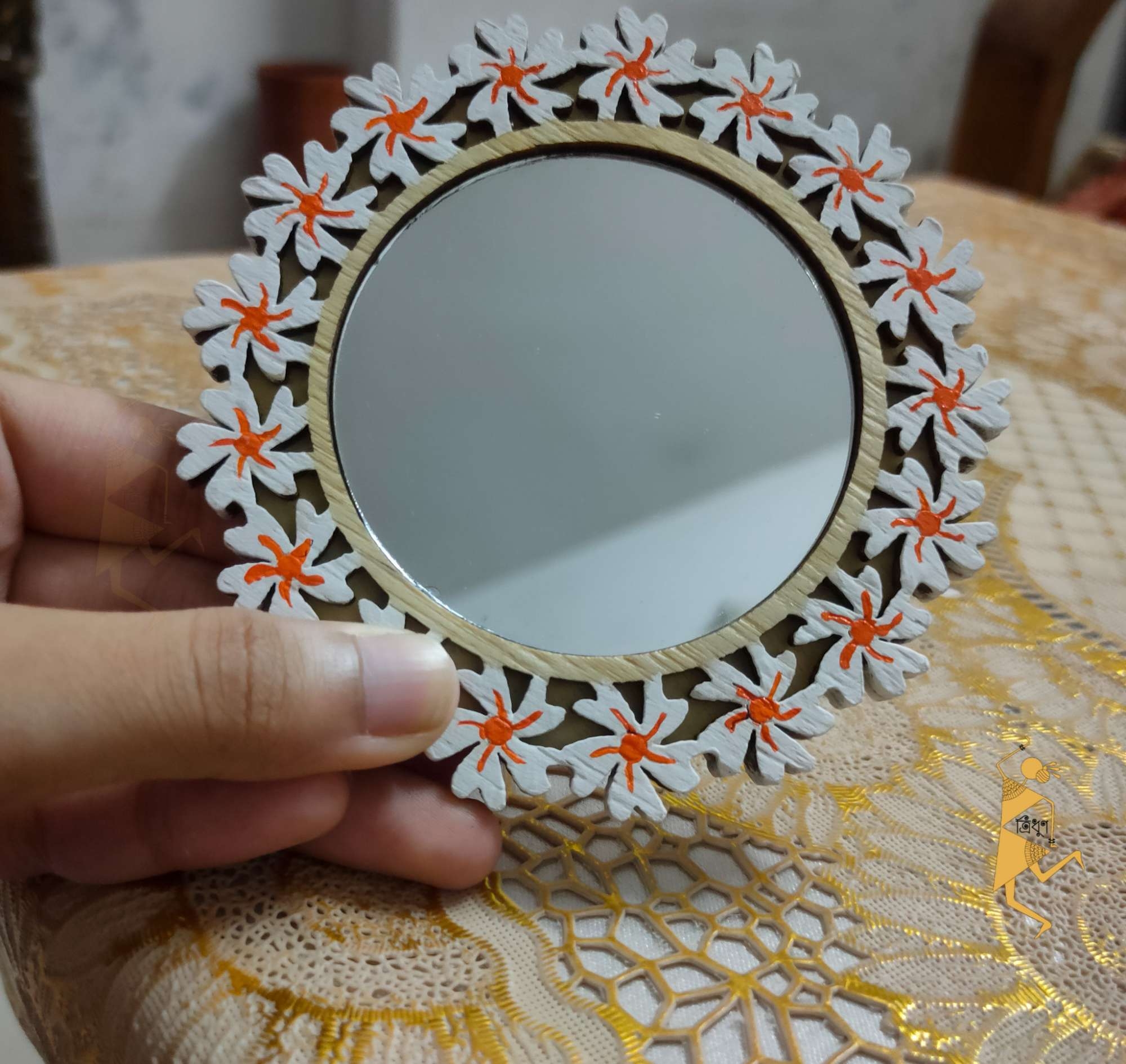 কাঠের আয়না, হ্যান্ড পেইন্টেড কাঠের আয়না, হ্যান্ড মেড কাঠের আয়না ...