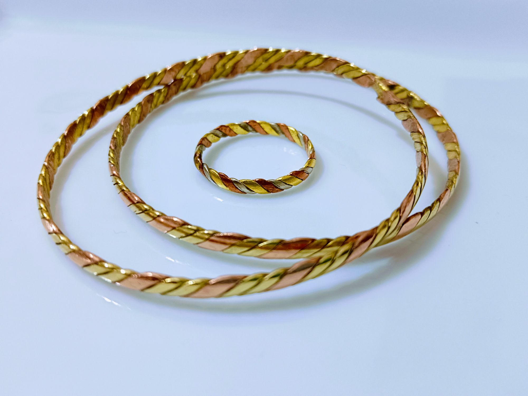 Ashta Dhatu Char Life Dhaham Color Regular Use Ashta Dhatu Ring Bangles ...