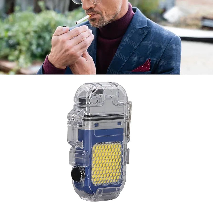 Smiling Shark Rechargeable Flashlights With Lighter Function | Daraz.com.bd