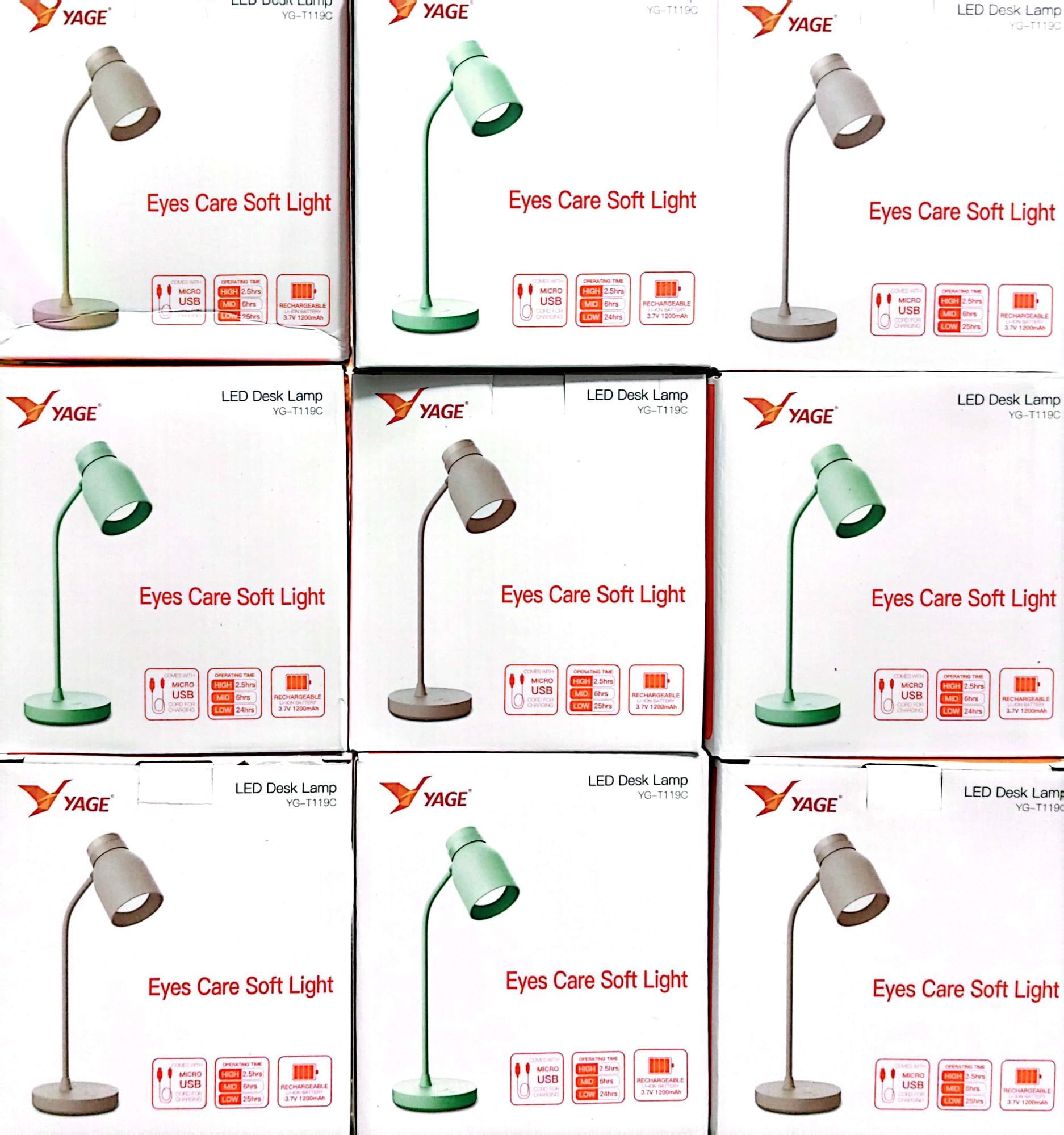 YAGE YG-T119C Desk Lamp Rechargeable Learning Reading table lamp Led | Daraz.com.bd