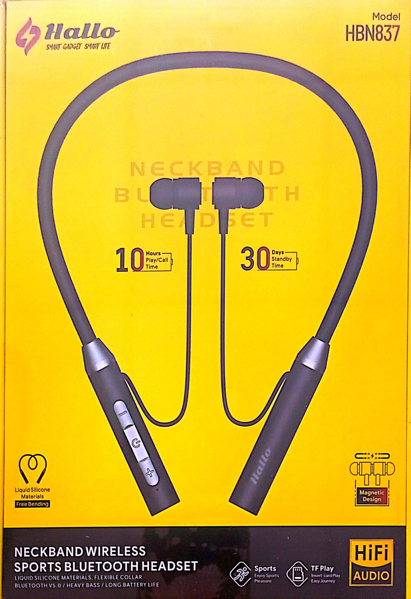 HALLO NECKBAND HEADPHONES | Daraz.com.bd