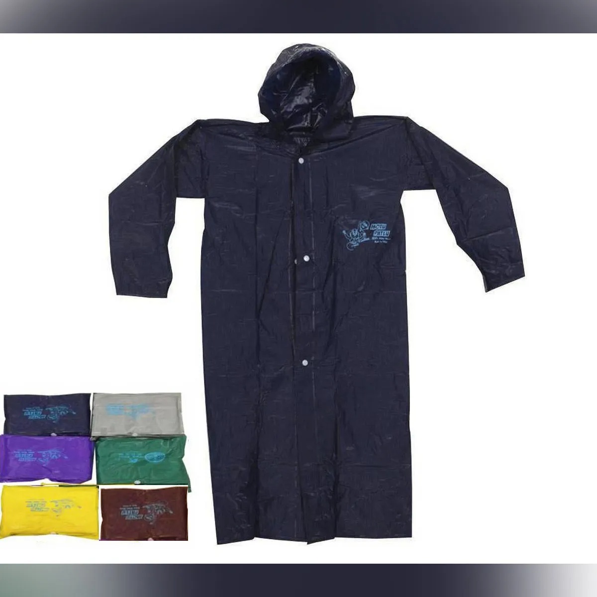 Waterproof PVC Raincoat – Unisex, Durable & Lightweight – Multicolor ...