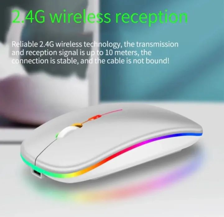 Rechargable Wireless Bluetooth Mouse For Smartphone, Laptop & Computer ...
