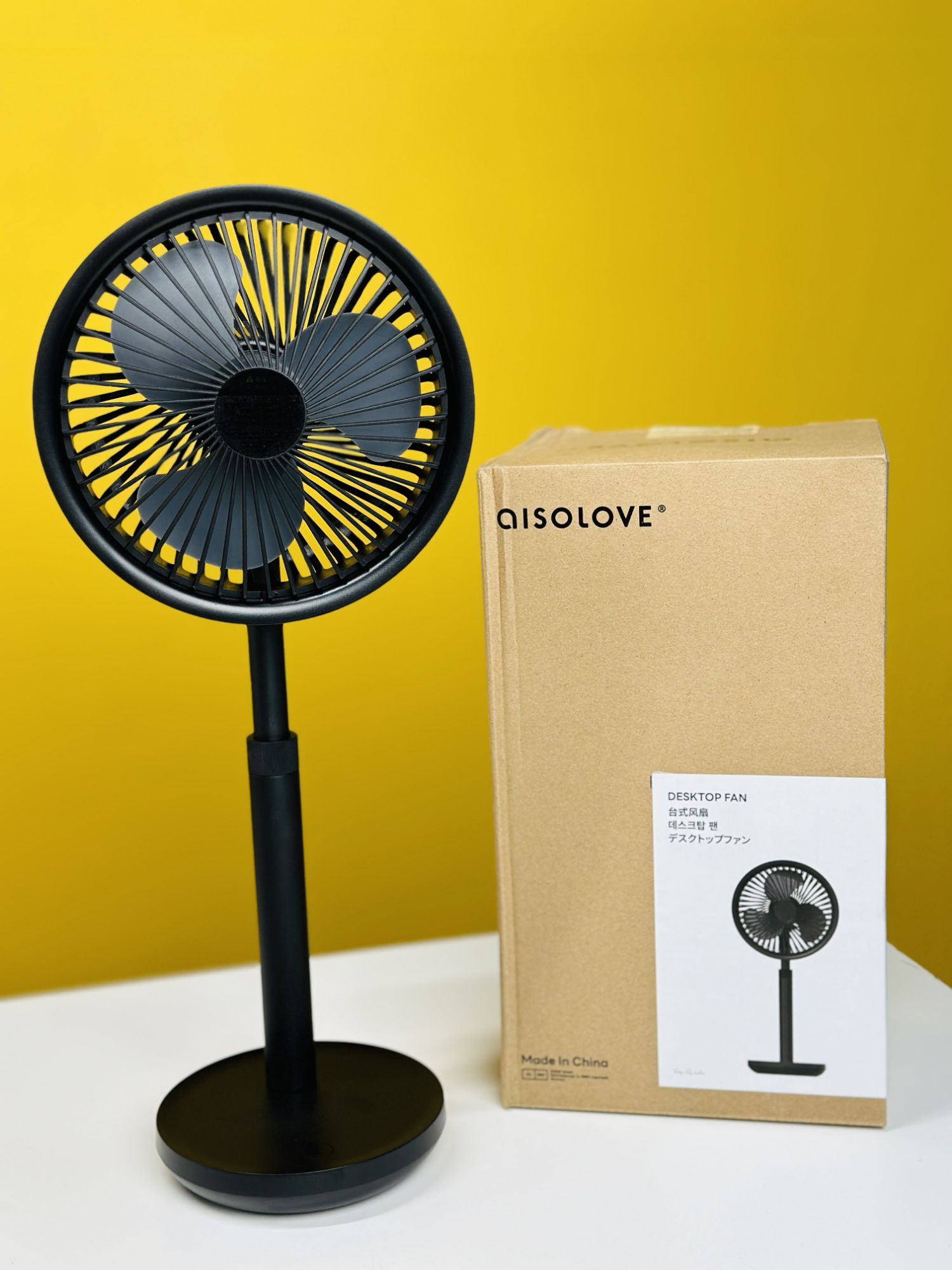 Xiaomi AISOLOVE F5 Pro Rechargeable Fan 4000mAh with Swing & Extendable ...