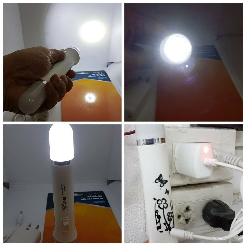 YAGE YG 3870 Bright Led Torch Light Flashlight Torch With Candle Light