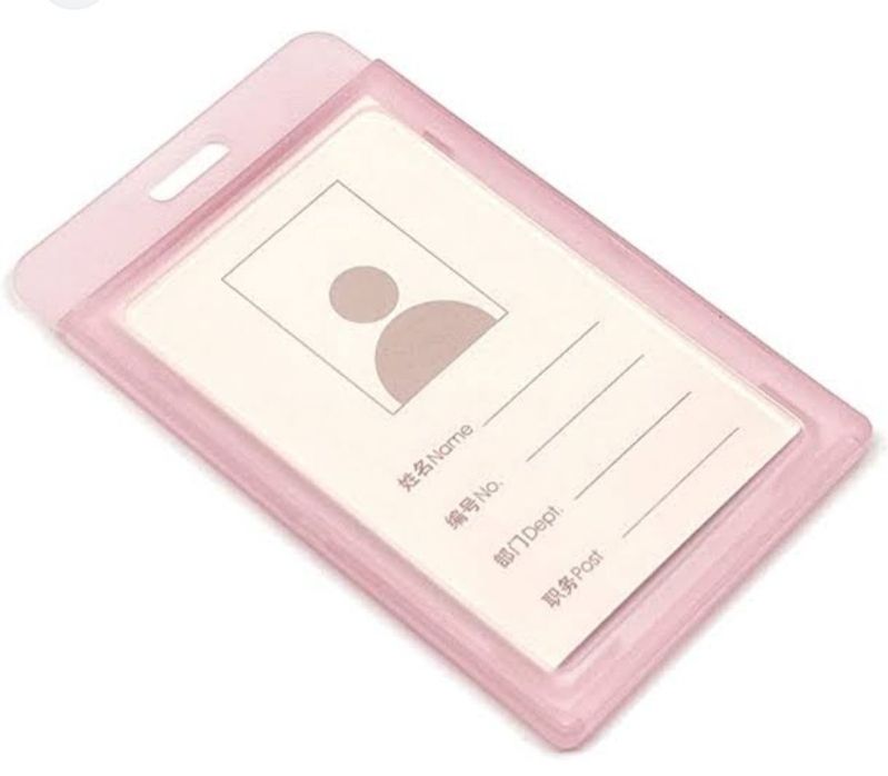 Tow side transparent ID Card multi colour available | Daraz.com.bd