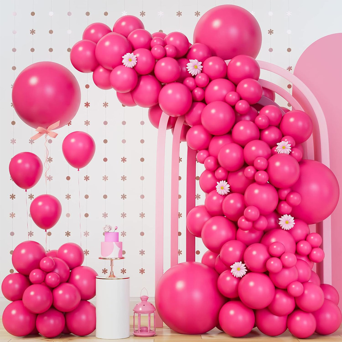 148Pcs Pastel Pink Balloons Baby Pink Balloon Garland Arch Kit Baby ...