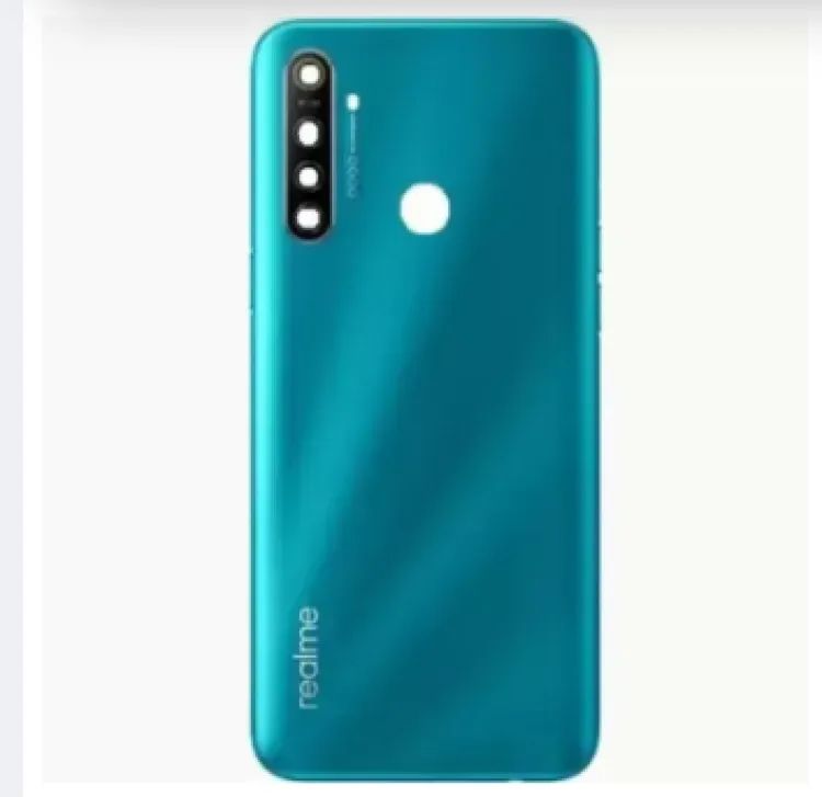 Realme 5i Plastic Back Panel Replacement with Button, Casing, Battery ...