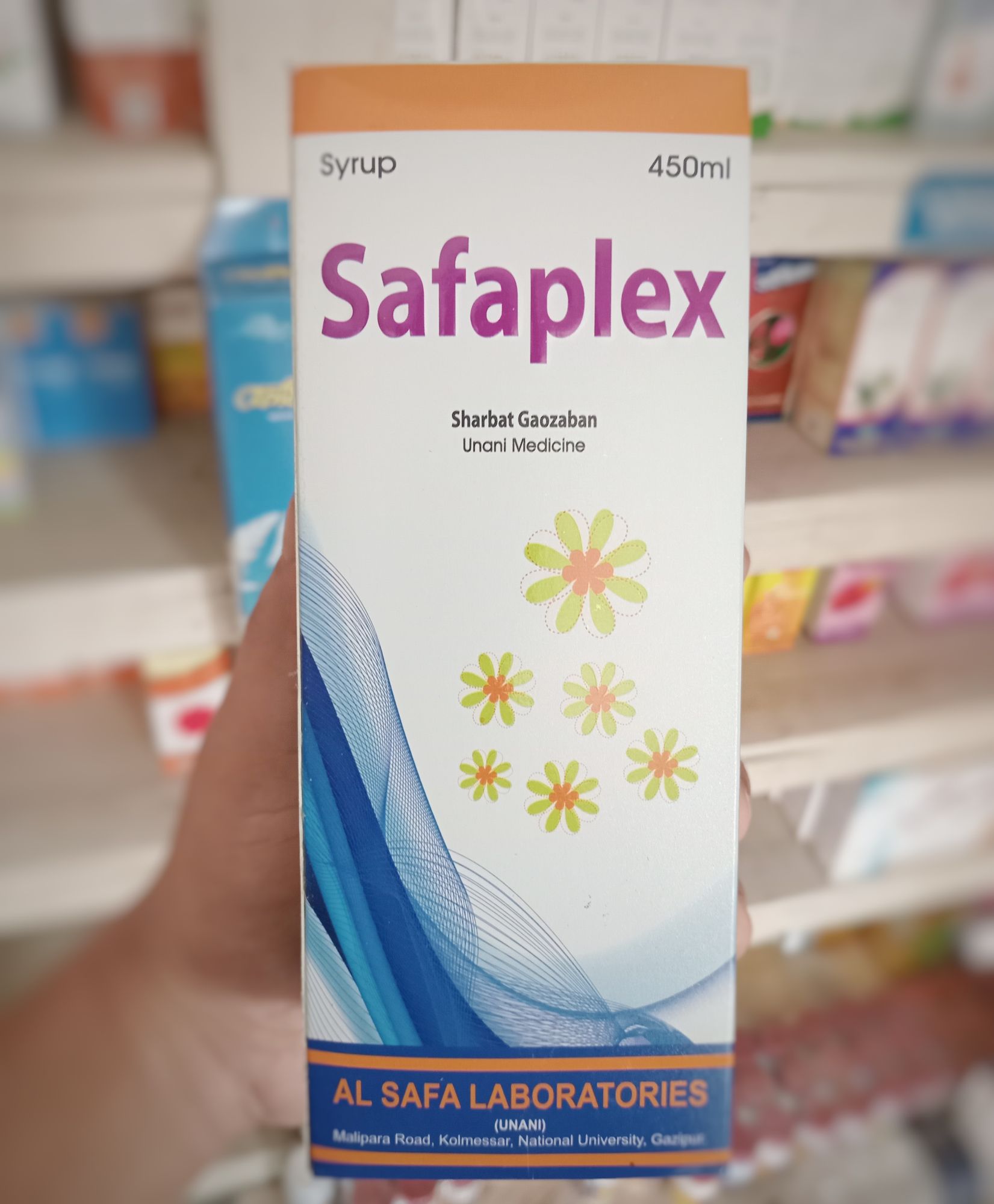 Safaplex sharbat gaozaban (unani) 450ml syrup | Daraz.com.bd