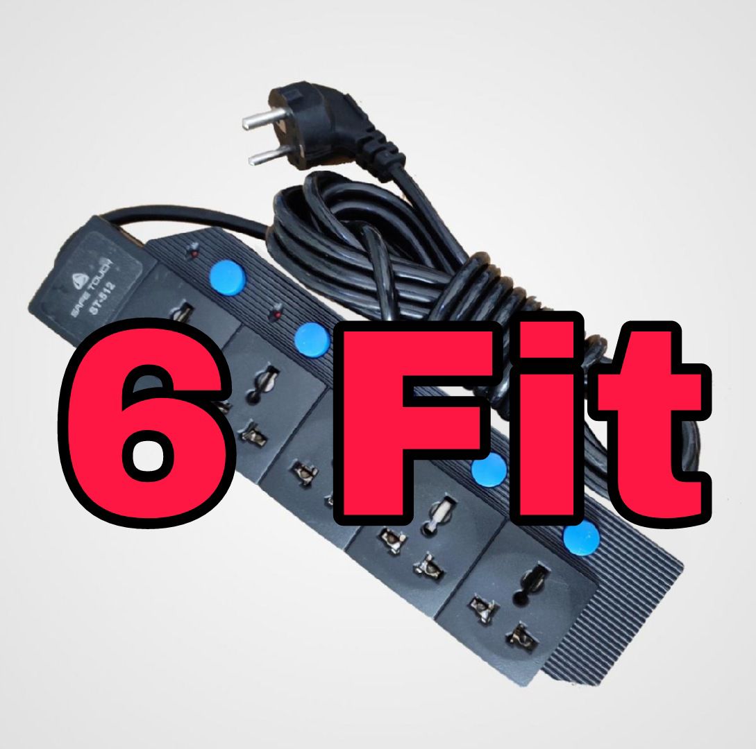 Multi Plug 🔌 / Electric Multiplug / 6 Fit - 12 Fit - 30 Fit Longer 5 ...