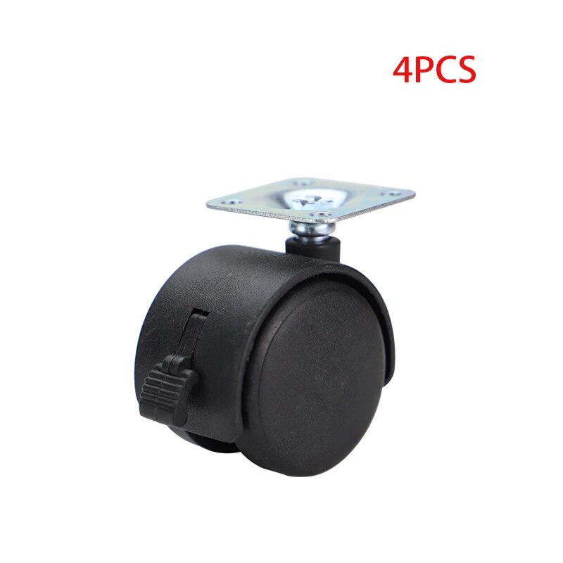 4pcs 1.5 Inch Flat Casters Right-Angle Wire Teeth Planter With ...