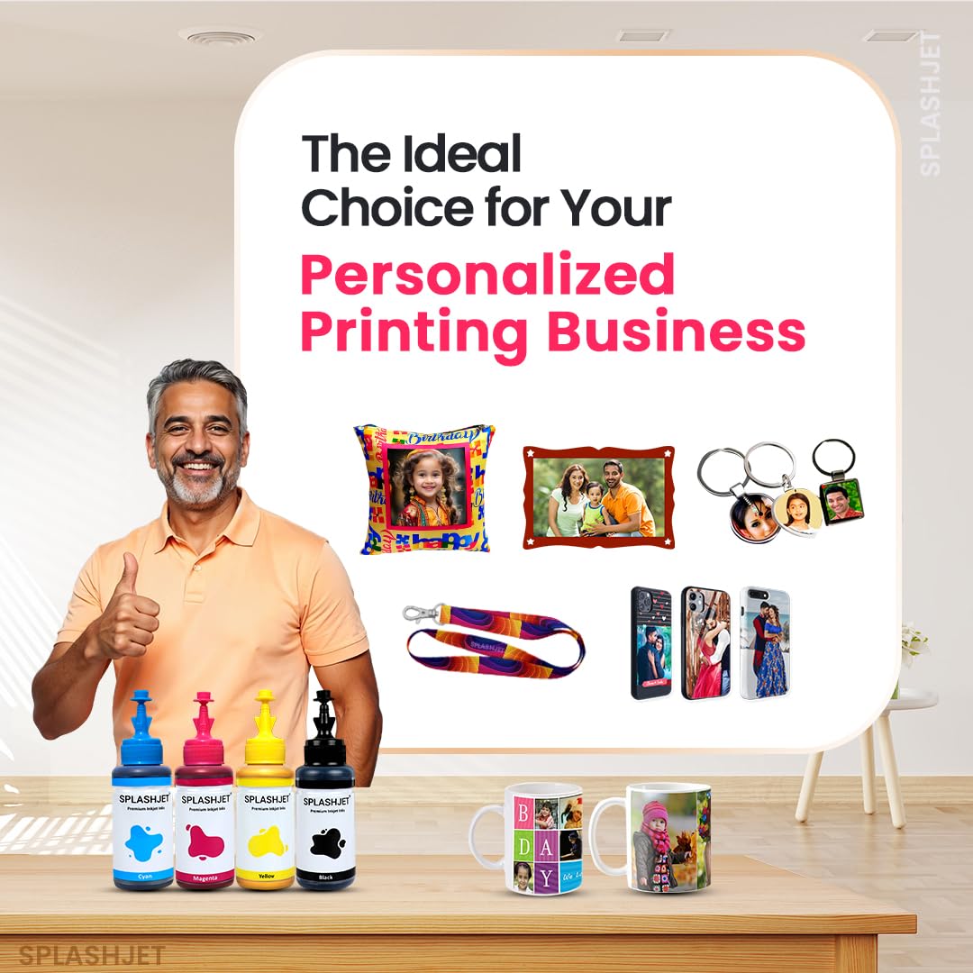 Splashjet Heat Transfer Sublimation Ink for Epson L130 Printers ...