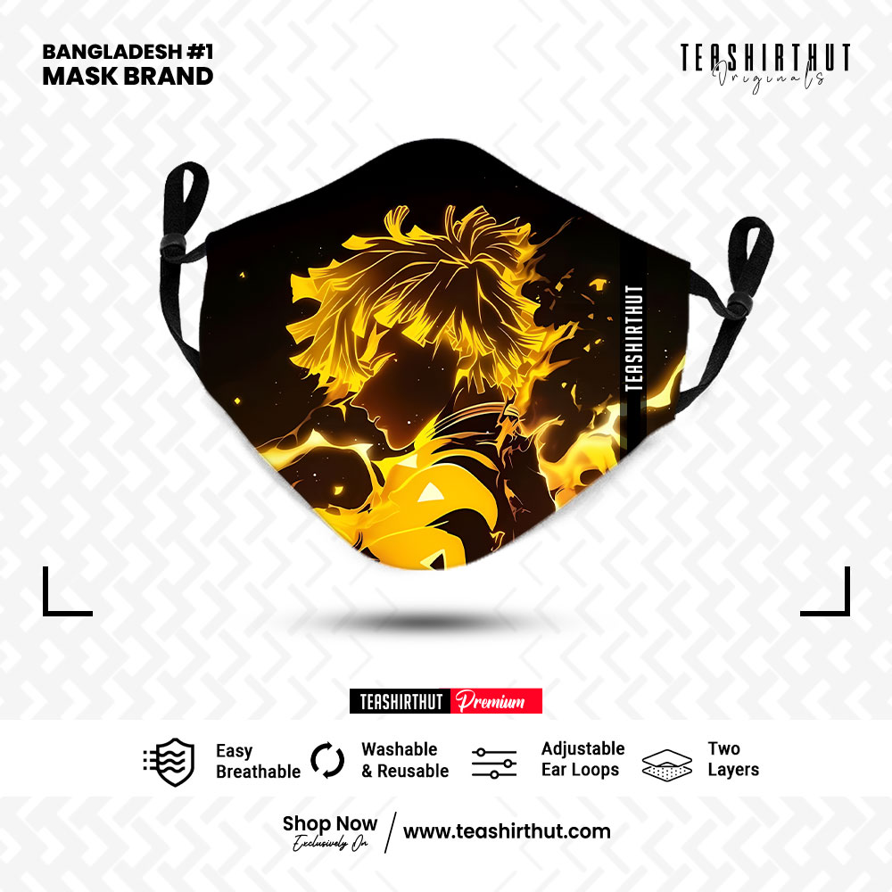 Zenitsu Demon Slayer Exclusive Teashirthut Anime Design Edition Fashion ...