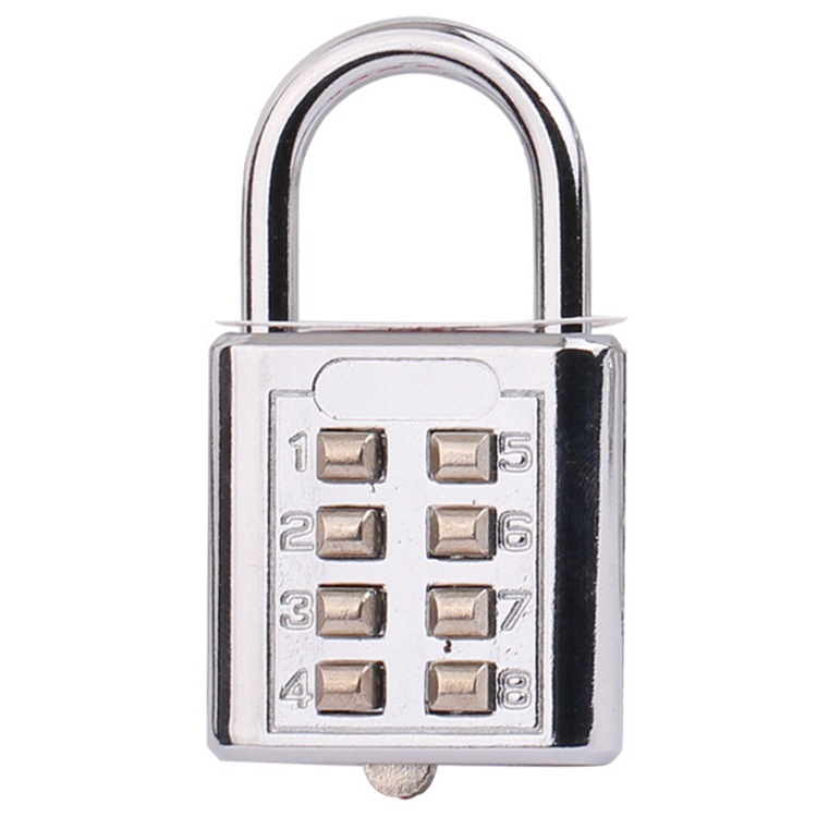 8 Digits Password Code Combination Padlock Zinc Alloy Suitcase For ...